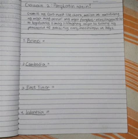 Gawain 2 Pangkatin Natin Gamit Ing Continuous StudyX