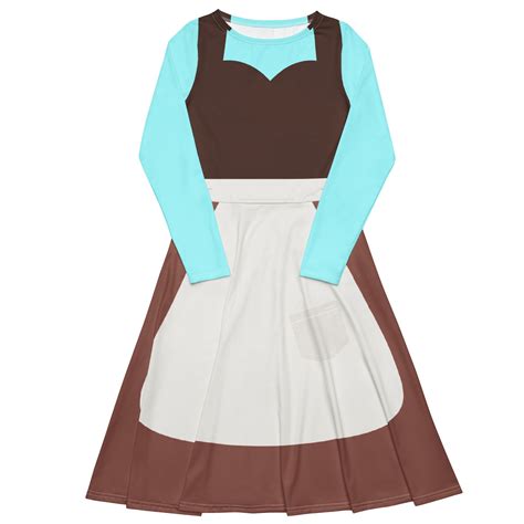 Cinder Servant Long Sleeve Midi Dress Wrong Lever Clothing