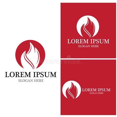 Fire Flame Icon And Symbol Vector Illustration Stock Illustration