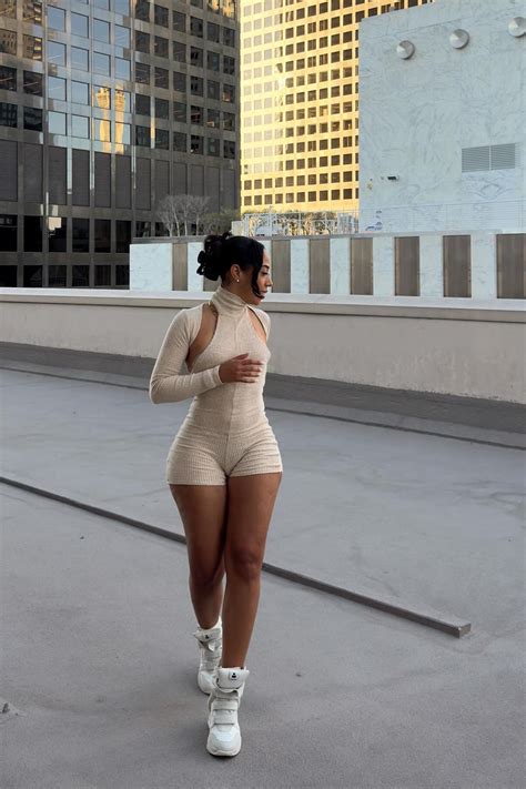 All That I Am Romper Set Taupe Fashion Nova