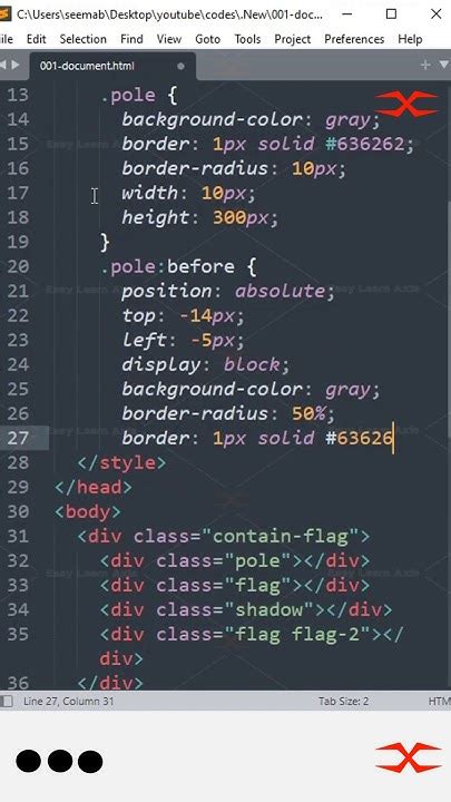 Flag Html Css Youtube