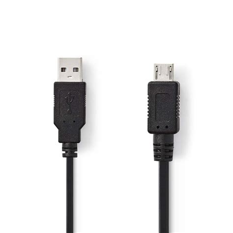 Usb Cable Usb 20 Usb A Male Usb Micro A 480 Mbps Nickel