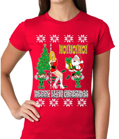 Ugly Christmas Tee Shirt Tandem Lehokolo