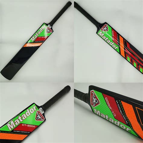 Matador Fiber Cricket Bat Ct2000 Black