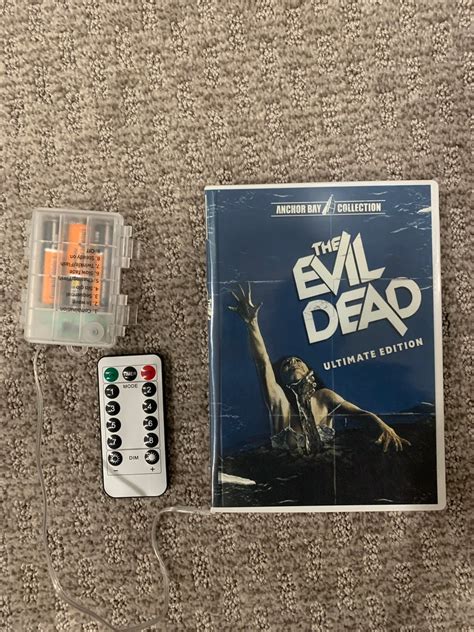 Evil Dead Horror Movie Dvd Lighted Case With Battery Pack Etsy