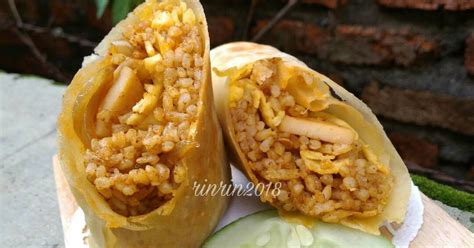 Resep Nasi Goreng Rendang Bungkus Kulit Kebab Pr BukanNasiBiasa Oleh