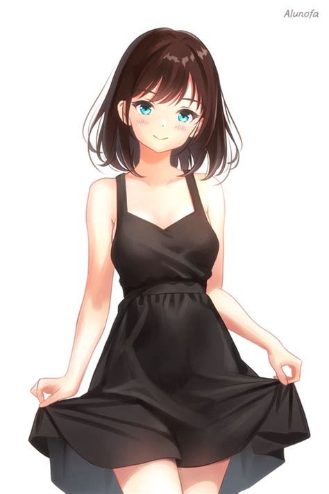 Tinami イラスト ワンピースを着た女の子