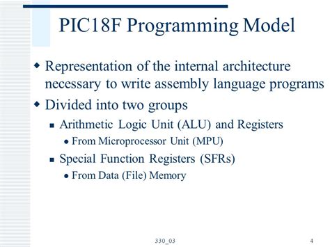 Pic18f Programming Model And Instruction Set Ppt Video Online Download