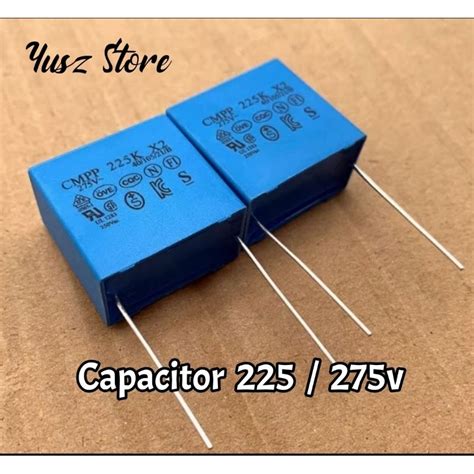 Jual Capacitor 225j 275v Kapasitor 22uf 275 Volt 225 275vac Shopee