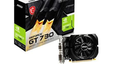 MSI GeForce GT 730 4GB GDDR3 Graphics Card Price In Bangladesh
