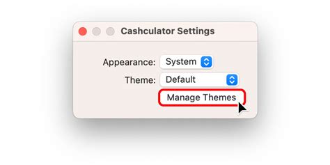 create custom color themes in cashculator cashculator for mac