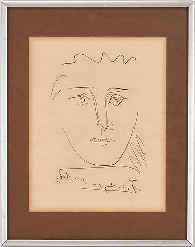Picasso Etching Pour Roby Sold At Auction On 9th July Case Antiques