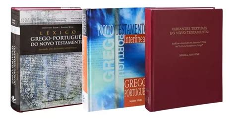 Kit Novo Testamento Interlinear Grego Português Léxico Grego