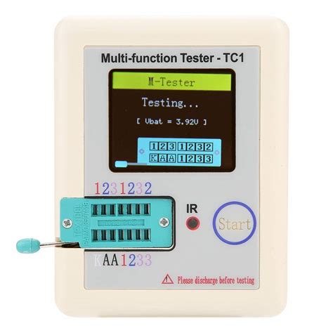 MOSFET BELONG Russian Multi Function TC1 Transistor Tester TFT Diode