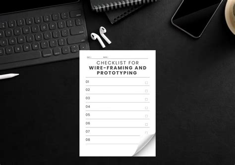 printable ui ux checklists template etsy