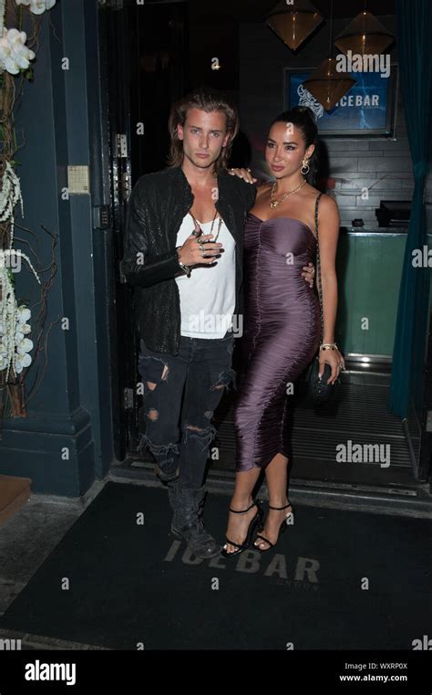 Seen Arriving For Viking Actors Vip Party Hosted By Jack Mcevoy Elijah Rowen At The Icebar