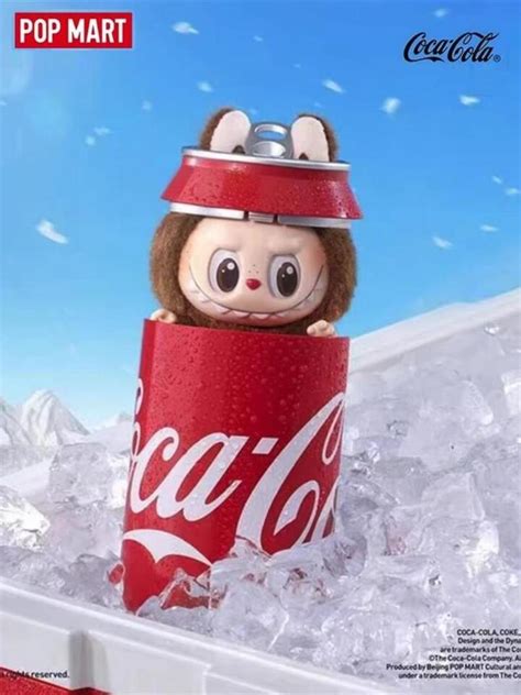 Authentic Popmart The Monsters Labubu Coca Cola Series Plush Figure Toy