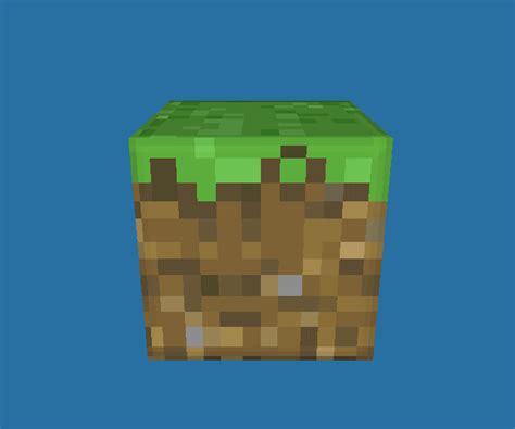 Minecraft Grass Block Logo