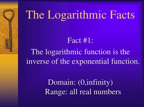 Ppt The Logarithm Facts Powerpoint Presentation Free Download Id