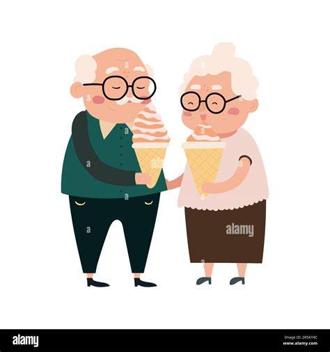 Elderly People Healthy Active Lifestyle Flat Composition With Senior