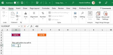 Exchange Cells Excel Hack Of How To Swap Two Cells