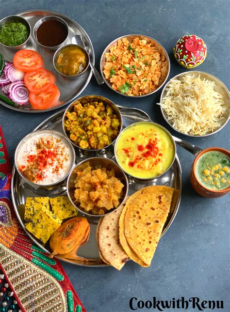 Rajasthani Thali Indian Regional Thali Vegetarian Fast Food