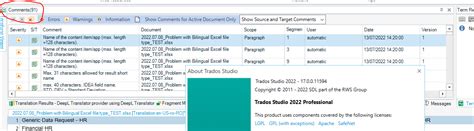 Problem With Bilingual Excel File Type Why Are Not All Comments