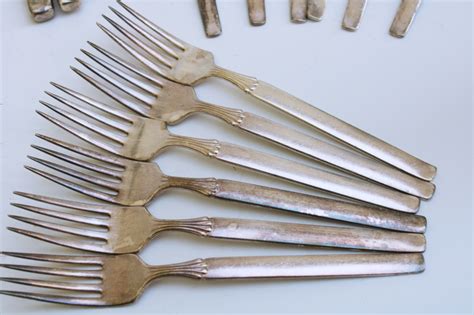 1950s Vintage Community Silver Plate Flatware Twilight Pattern