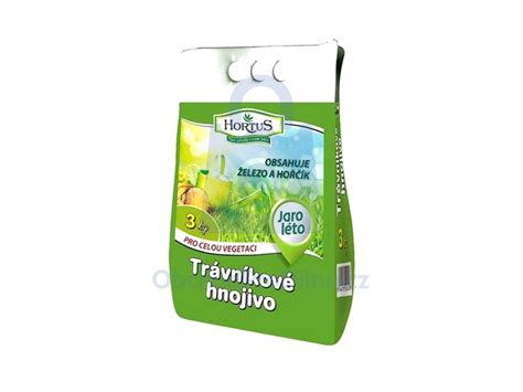 Zahrada skleníky Pěstitelské potřeby Hnojiva Hnojivo trávníkové NPK Hortus