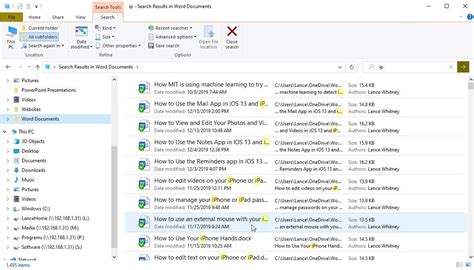 如何在 Windows 10 文件资源管理器中使用搜索工具