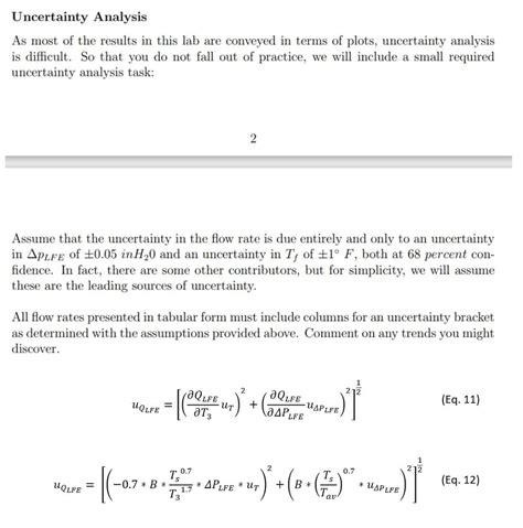 Solved Uncertainty Analysis As Most Of The Results In This Chegg