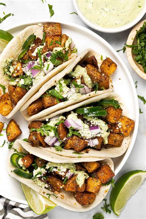 Crispy Potato Tacos Vegan Midwest Foodie
