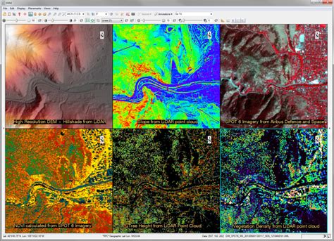 Using A Geospatial Analysis Product Like ENVI Users Can Fuse Data From