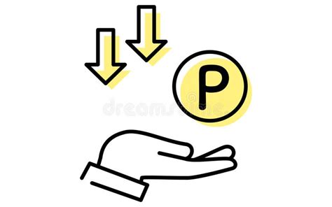 Line Drawing Of The Help Me Hand Sign Stock Vector Illustration Of