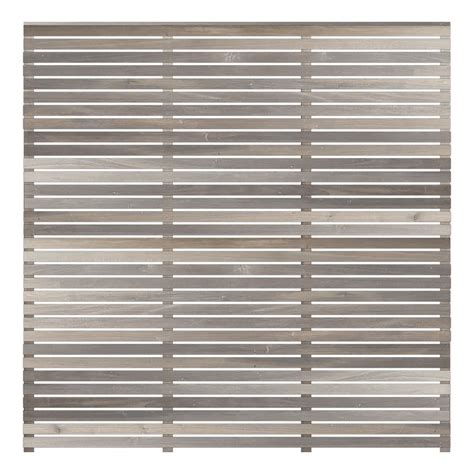 600mm High Pressure Treated Hit And Miss Panel Slatted Screen Fencing