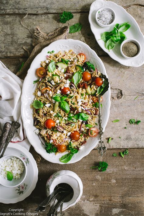 Instant Pot Mediterranean Orzo Pasta Salad J Cooking Odyssey