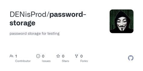 Github Denisprod Password Storage Password Storage For Testing