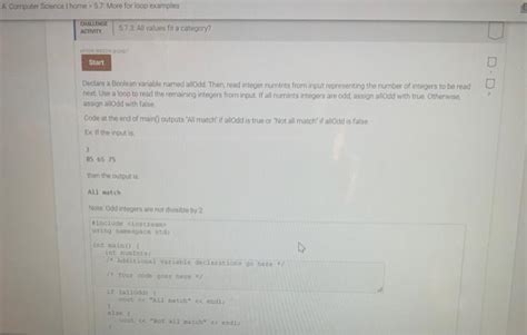Solved Declave A Boolean Variable Named Allodd Then Read