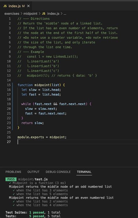 data structures and algorithms day 1 million linkedlist midpoint