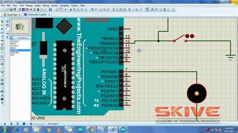 Simulation Of Arduino Based Motor Control Using Switch In Proteus Youtube