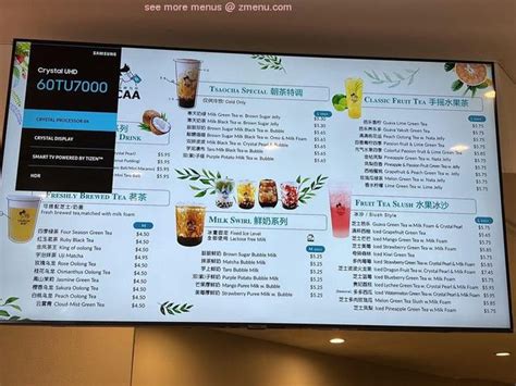 Online Menu Of Tsaocaa Restaurant Queens New York 11361 Zmenu