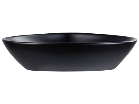 Ceramic Countertop Basin 600 X 390 Mm Black Tirig Uk