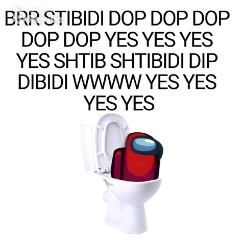 Among Us Skibidi Toilet Meme Rminghua