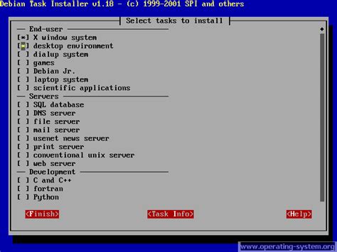 Operating System Screenshot Linux Debian Debian