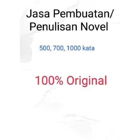 Jual Jasa Pembuatan Novel Buku Atau Platform Novel Digital100