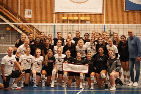 Volleyball Set For Programs First Foreign Tour Santa Clara University