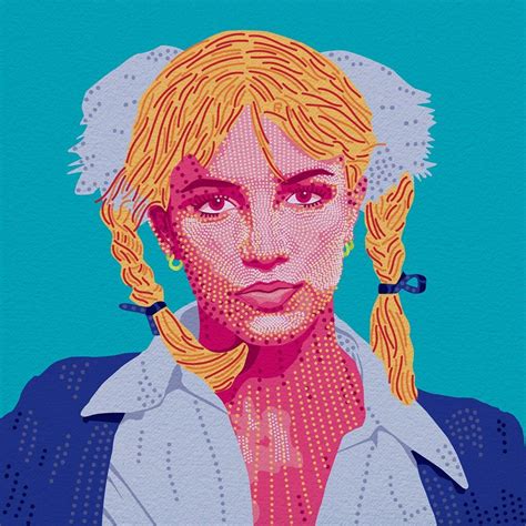 Britney Spears Printed Drawing Vector Art Etsy Canada Pop Art Drawing Vector Art Vector