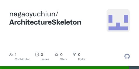 Github Nagaoyuchiun Architectureskeleton