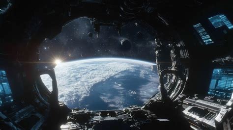 Tabela De Controle De Uma Nave Espacial Do Interior Imagem Gerada IA