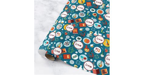 Custom Rocket Science Wrapping Paper Roll Small Personalized